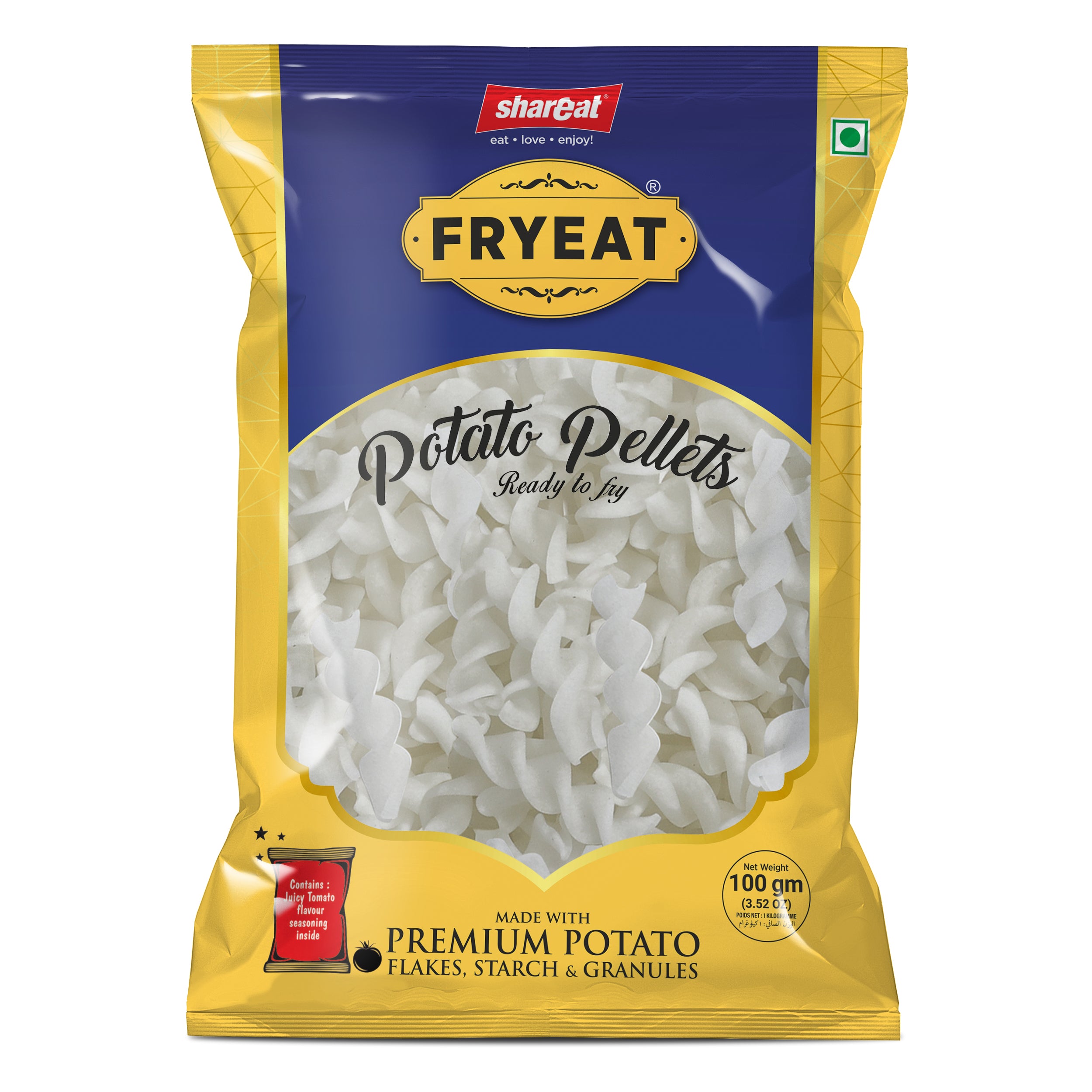 Fryeat Spiral Potato Pellets – SharEat