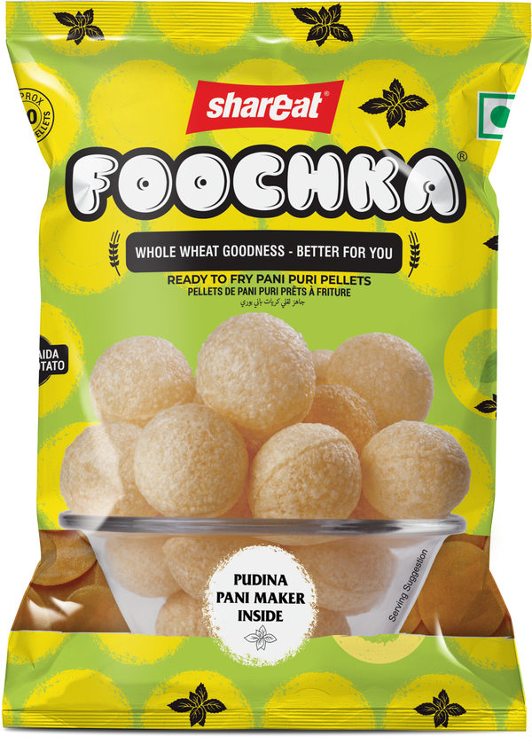 Pani Puri Packet (200 Gram) + 1 Litre Mint Pani Maker Flavor Sachet ...